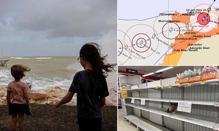 Thousands brace for impact as tropical cyclone bears down on Darwin ...