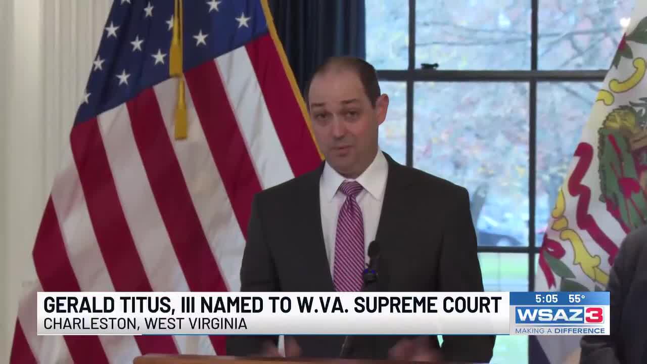 Gerald Titus, III named to W.Va. Supreme Court