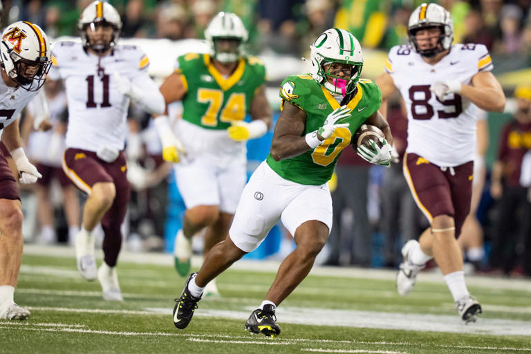 Where Oregon Ducks' offense ranks in key stats after Week 14