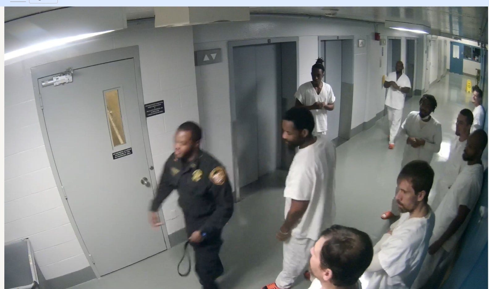 Former Ohio jail inmate says he was struck with a belt, denied water