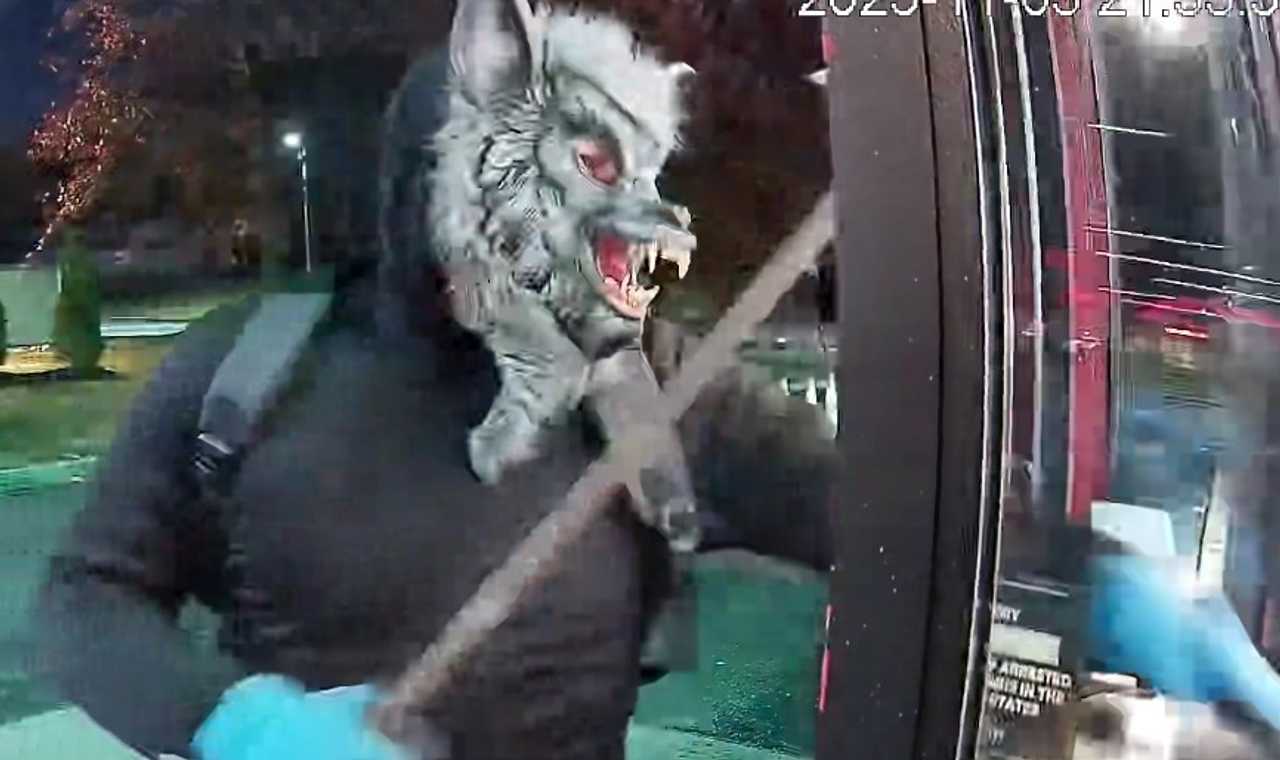 Mugshot Shows Werewolf-Masked Robber Who Climbed Through NJ Drive-Thru ...