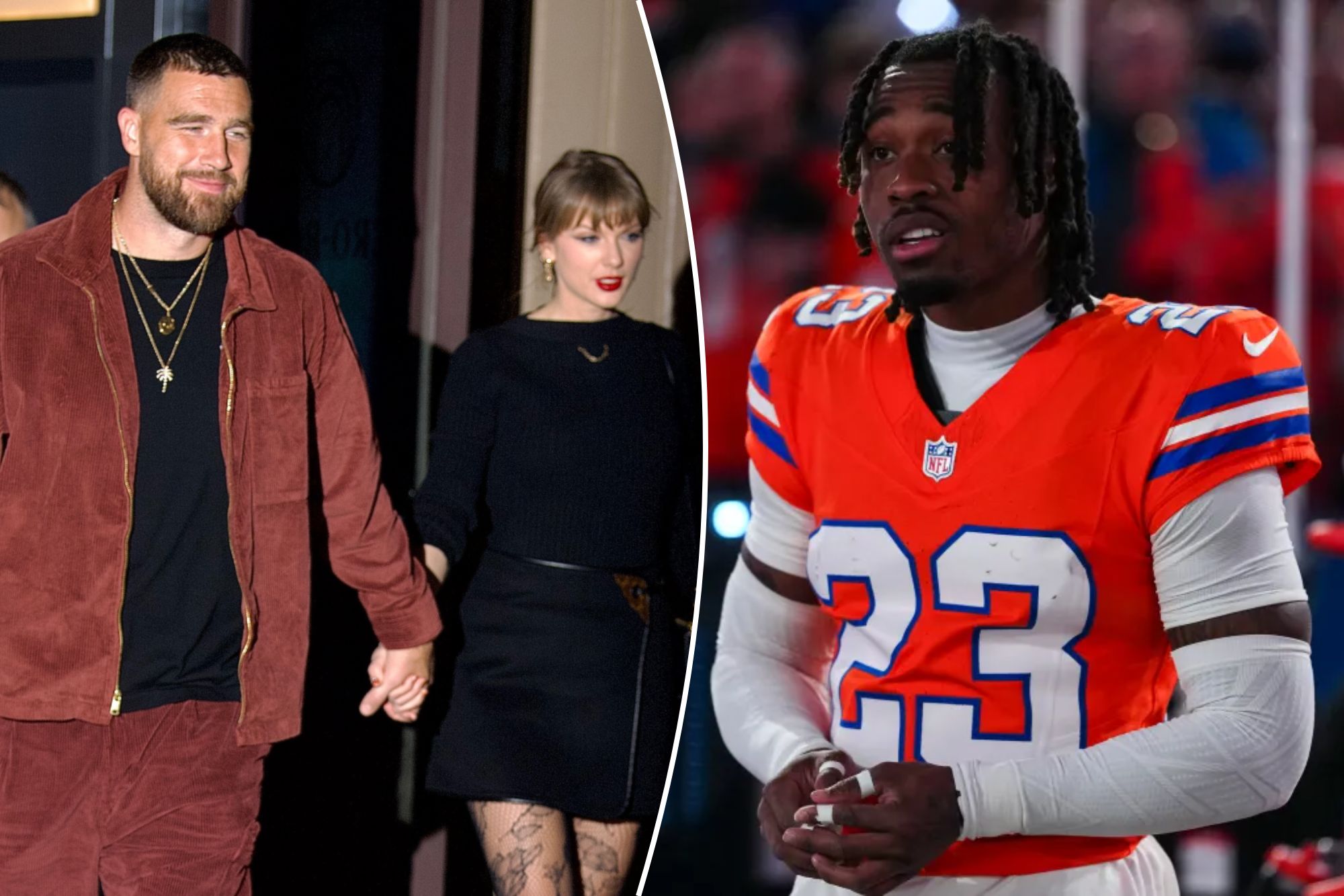 Broncos rookie is hearing from Taylor Swift fans after Travis Kelce dig ...