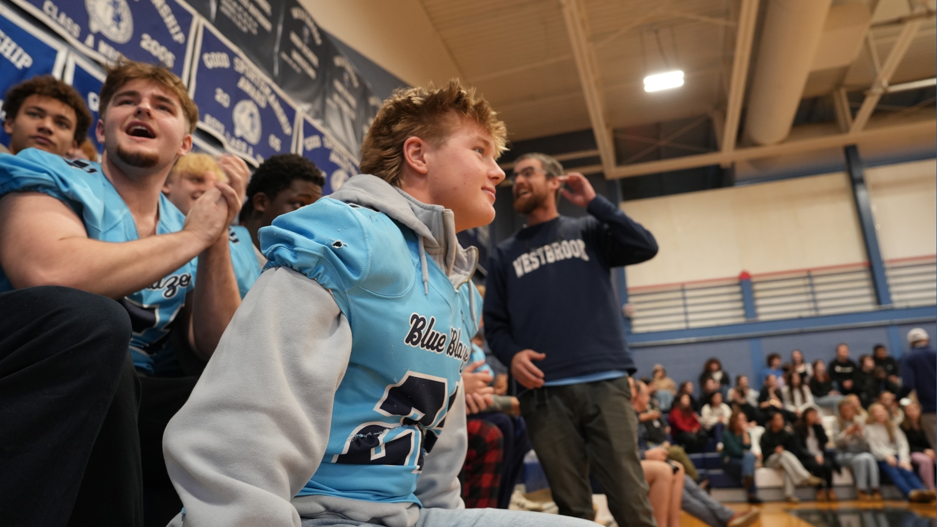 Westbrook football team celebrates first ever state championship title