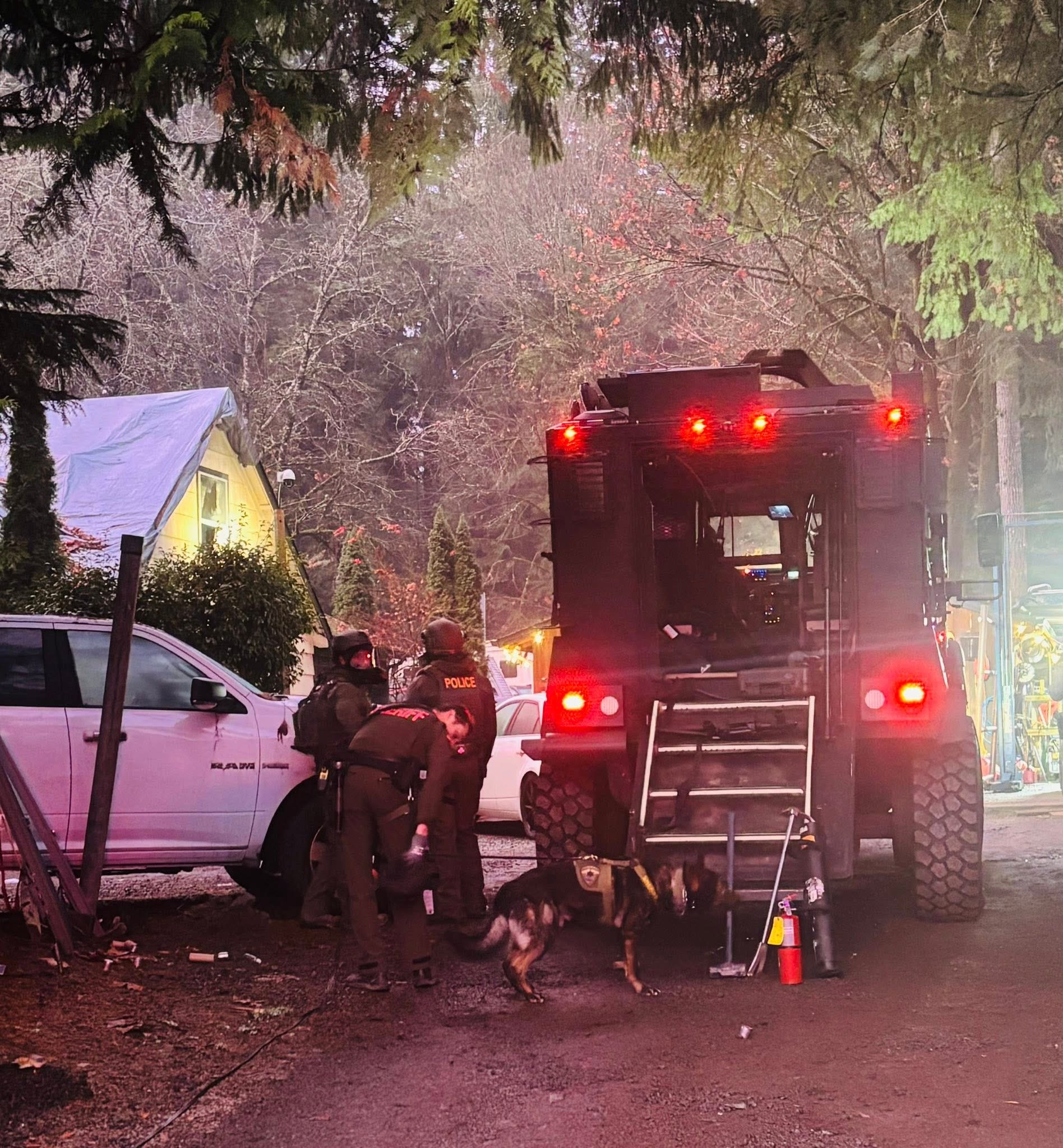 Drugs seized, several arrested in raid at property on Seabeck Highway