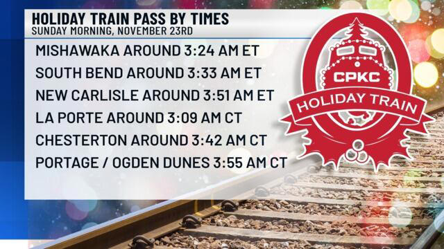 Canadian Pacific Holiday Train to pass through Michiana early Sunday ...