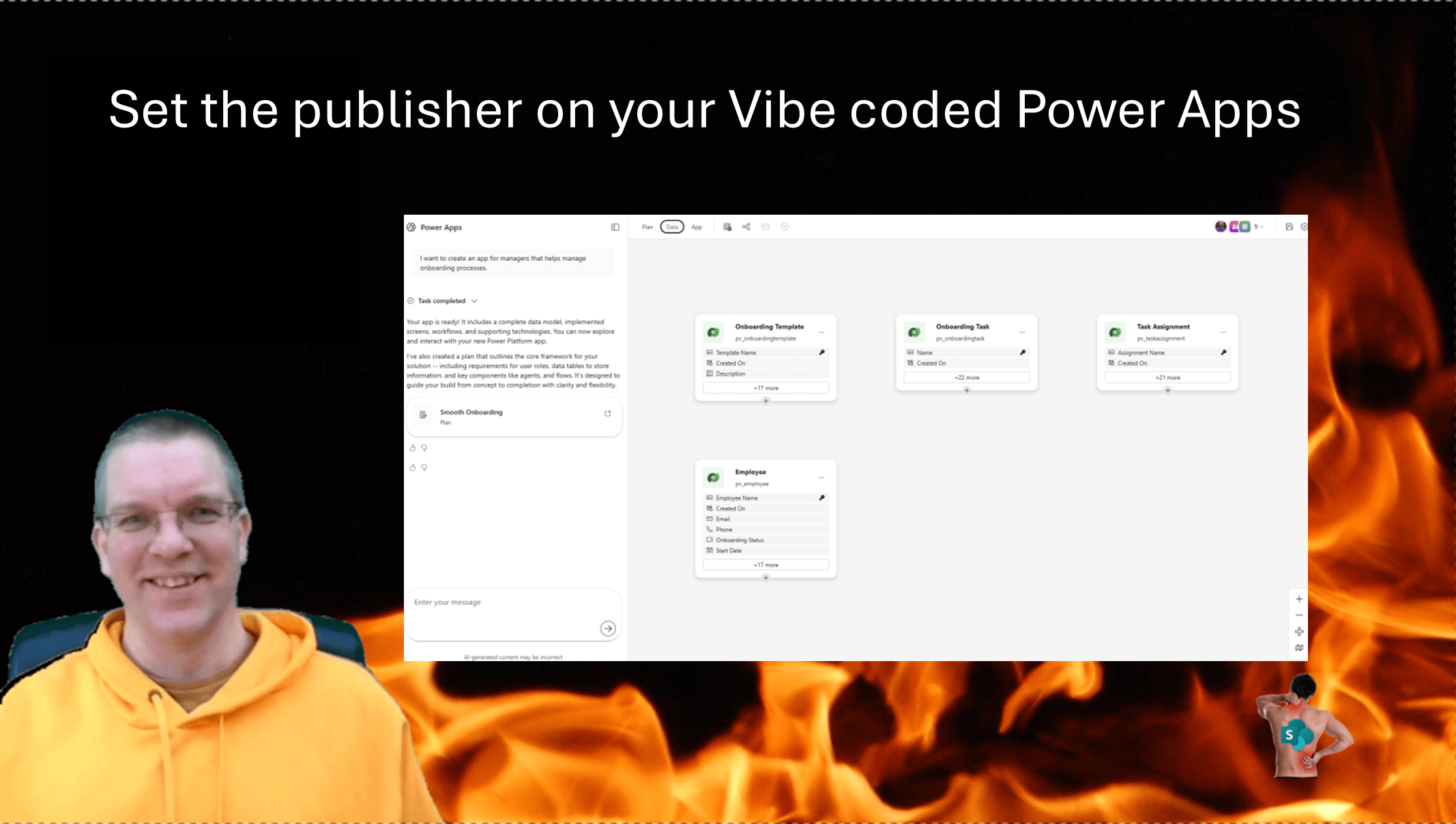 Set the custom publisher on your Vibe coded Power Apps