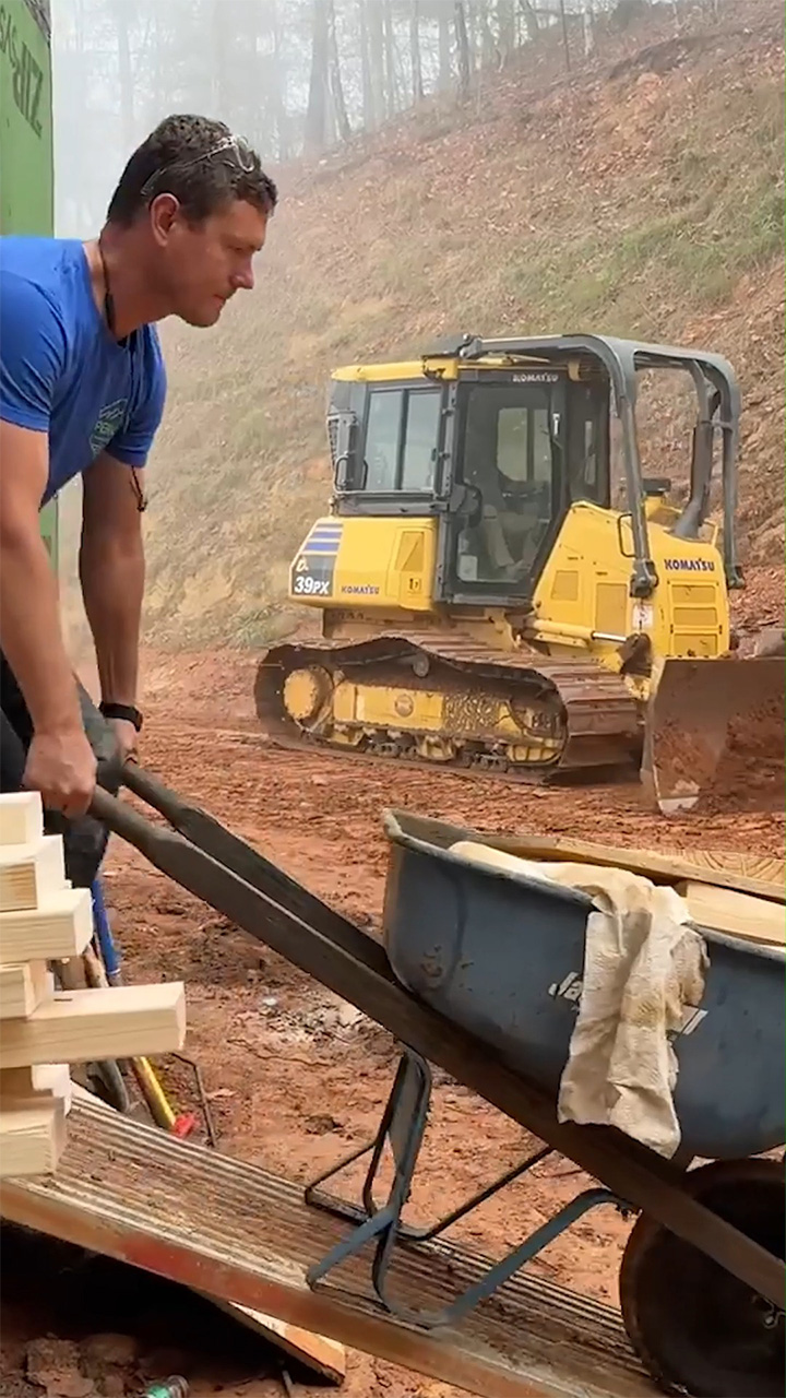 Completing the Final Wall of a Home Build