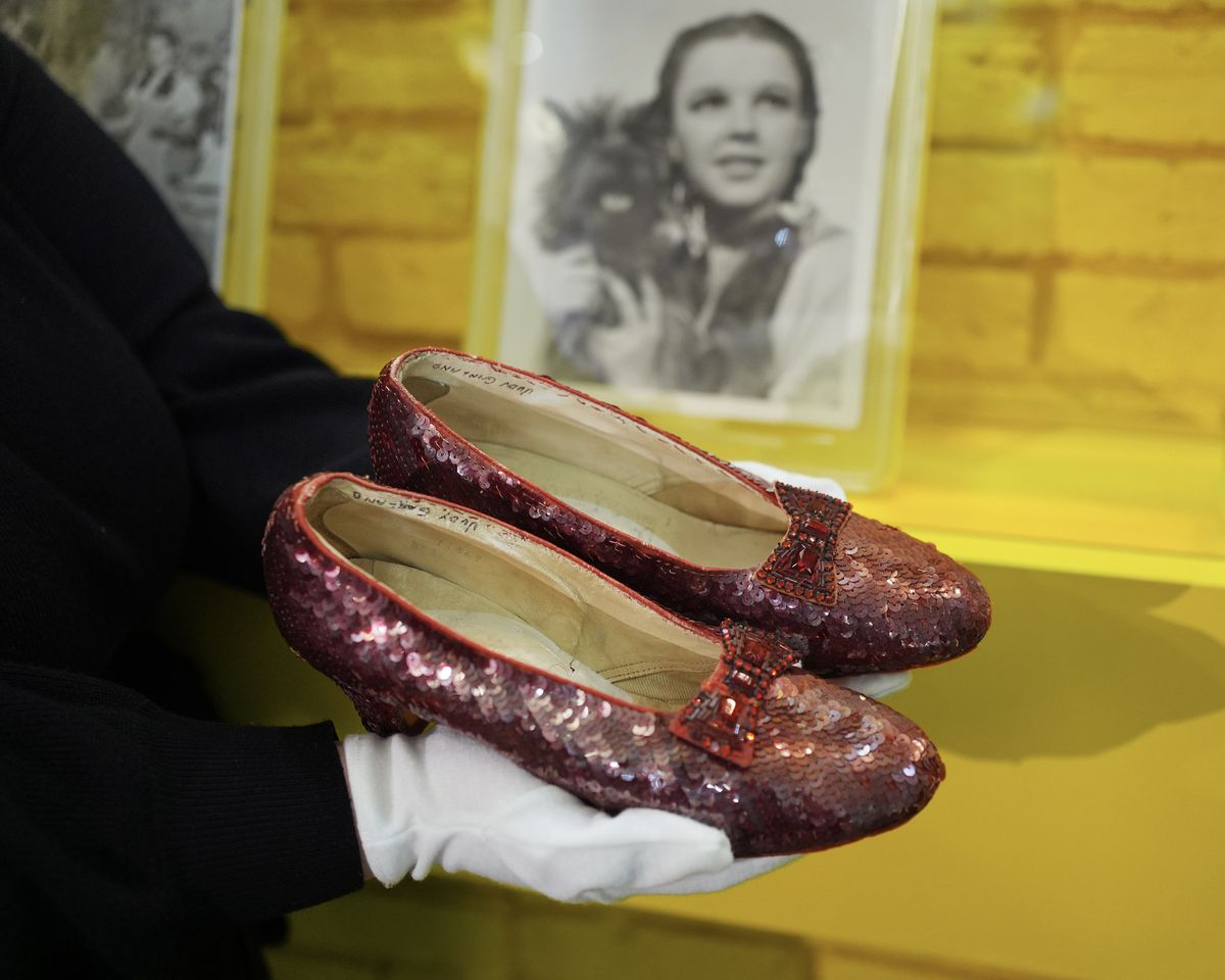 The Story Behind the Real Ruby Slippers, Which Were Stolen and Later ...