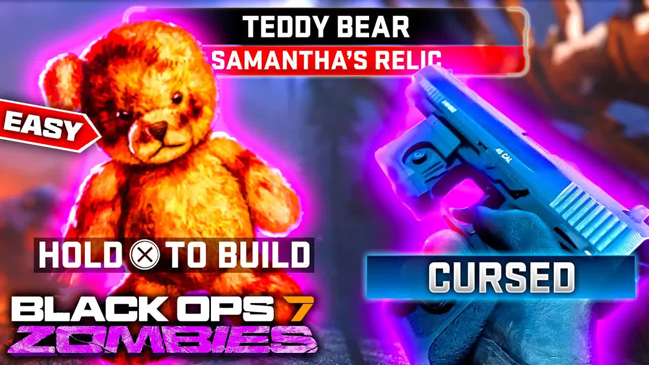 How to UNLOCK Teddy Bear Relic in Cursed Mode Black Ops 7 Zombies Ashes ...