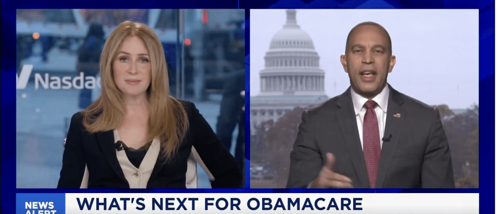 Hakeem Jeffries Blows Up At CNBC Host As She Confronts Him On Healthcare