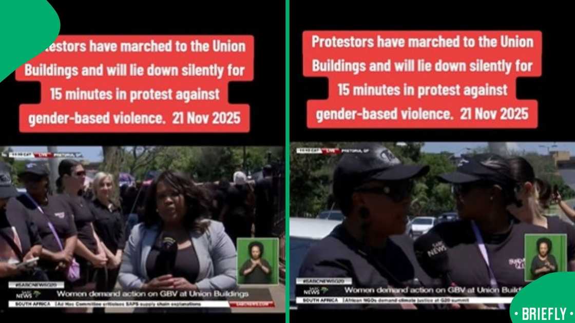 The Union Buildings GBV protest drew national attention after women lay ...