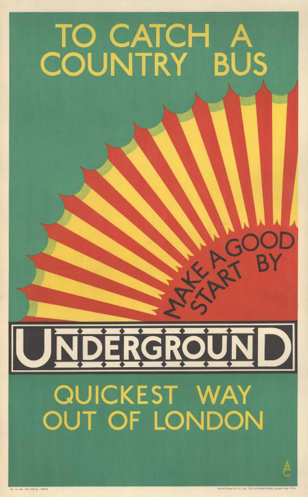 Vintage London Underground posters go on display at Transport Museum