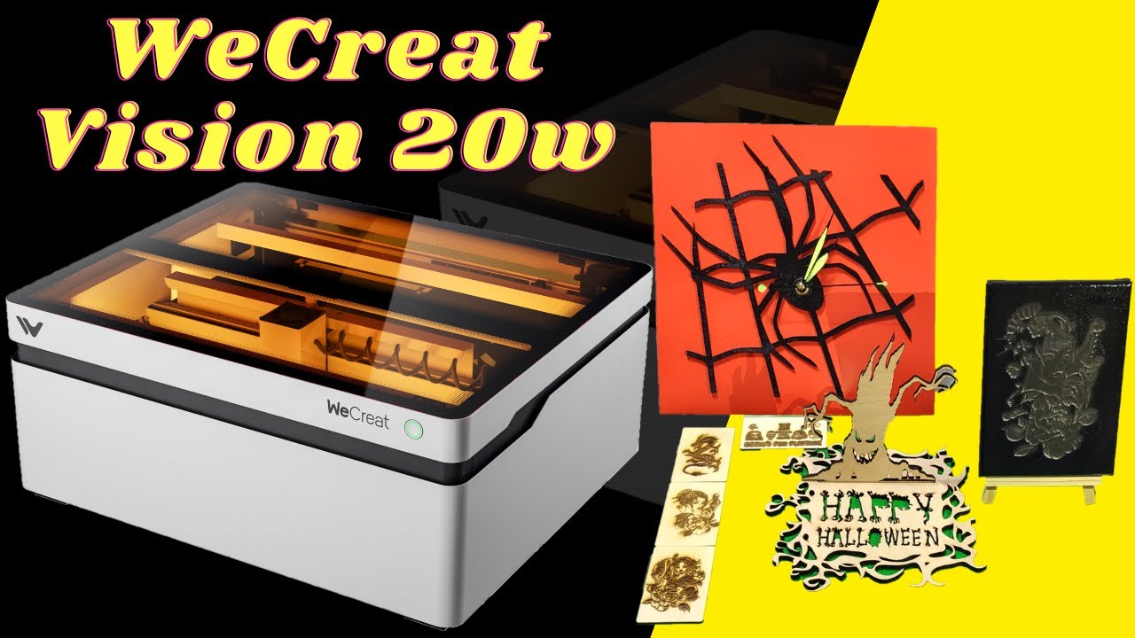Unveiling the WeCreat Vision 20W laser engraver & cutter: the ultimate ...