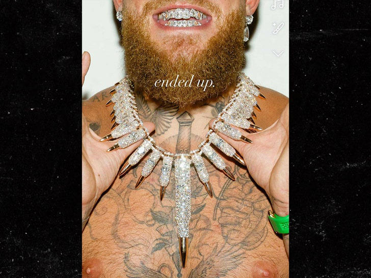 Jake Paul Cops Iced-Out Ammo Chain Ahead Of AJ Fight, 364 Carats of ...