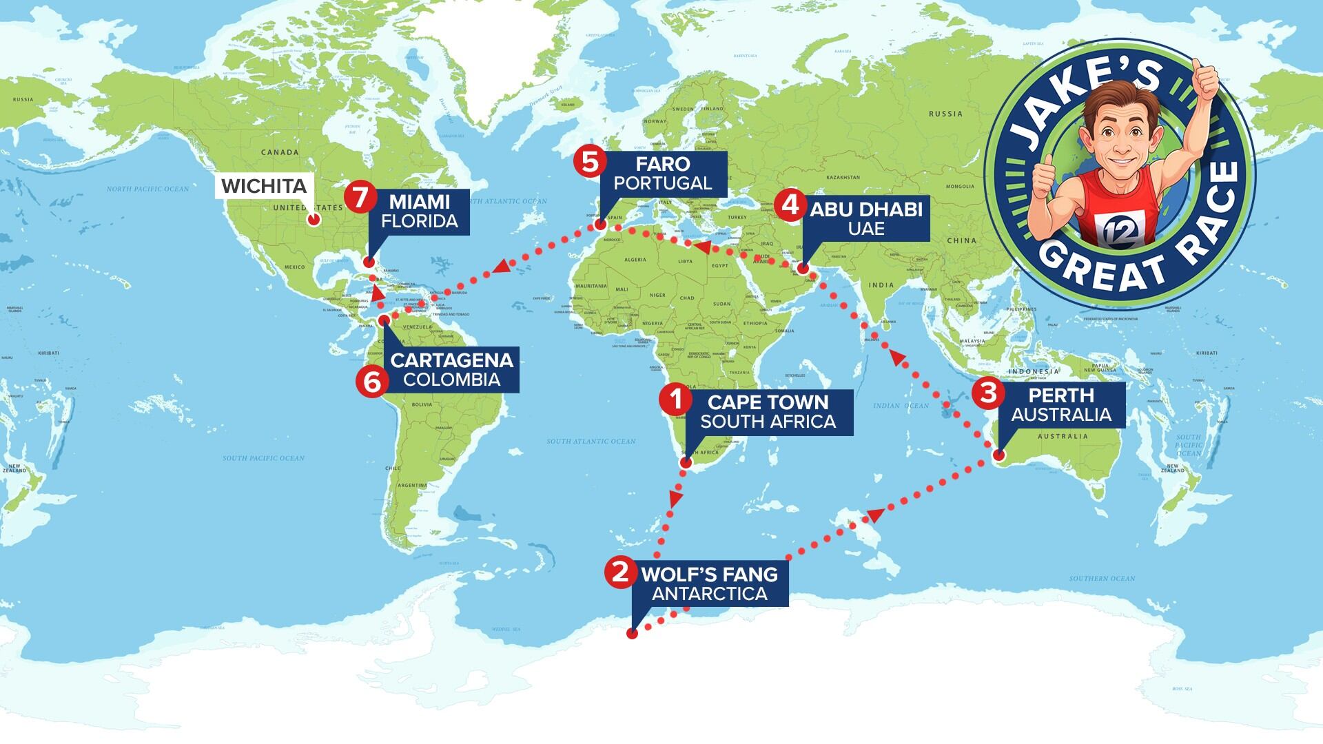 Jake Dunne completes final marathon in Great World Race