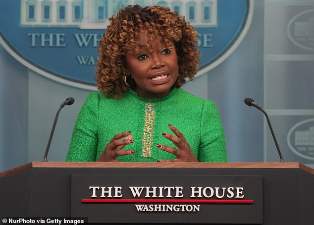 Karine Jean-Pierre's party registration revealed ... as her book touted ...