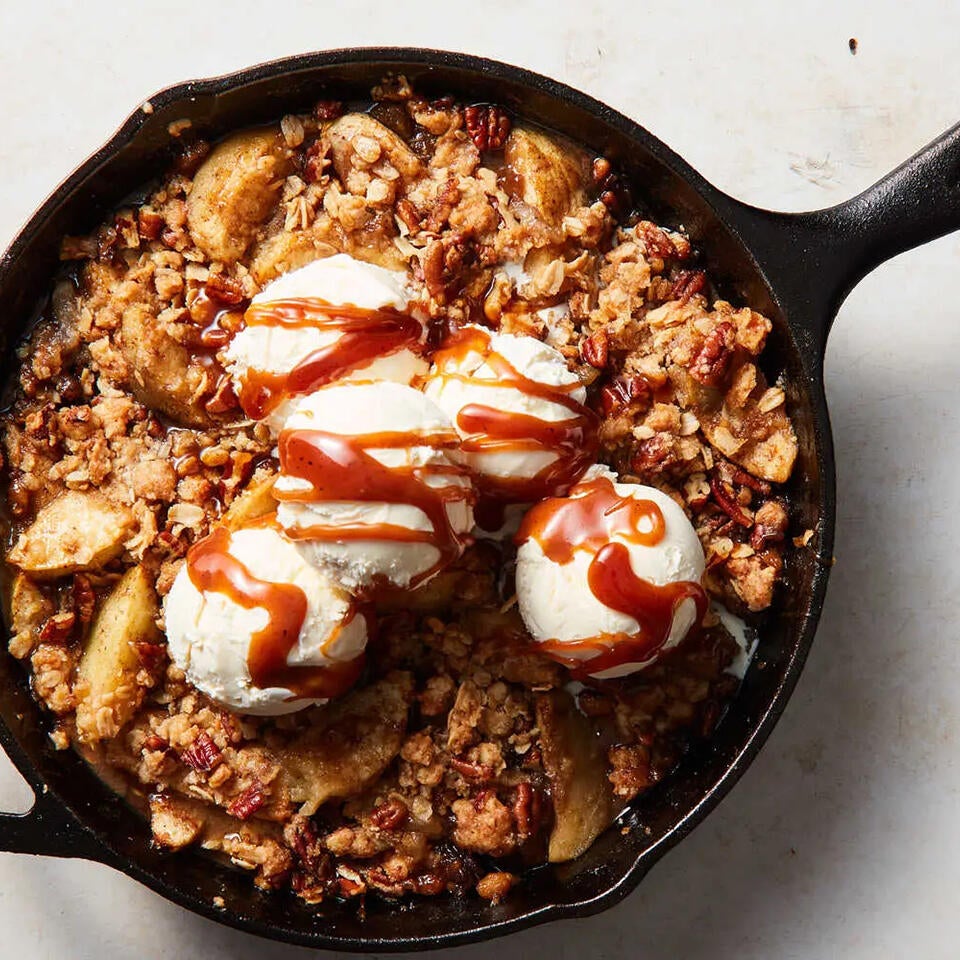 Recipe: Skillet Caramel-Apple Crisp