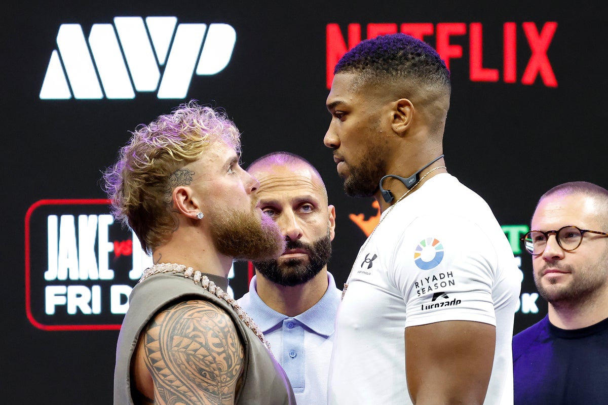 Bizarre rivals Paul and Joshua come face-to-face at press conference