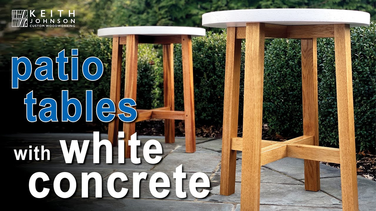 Discover my unique concrete table designs!