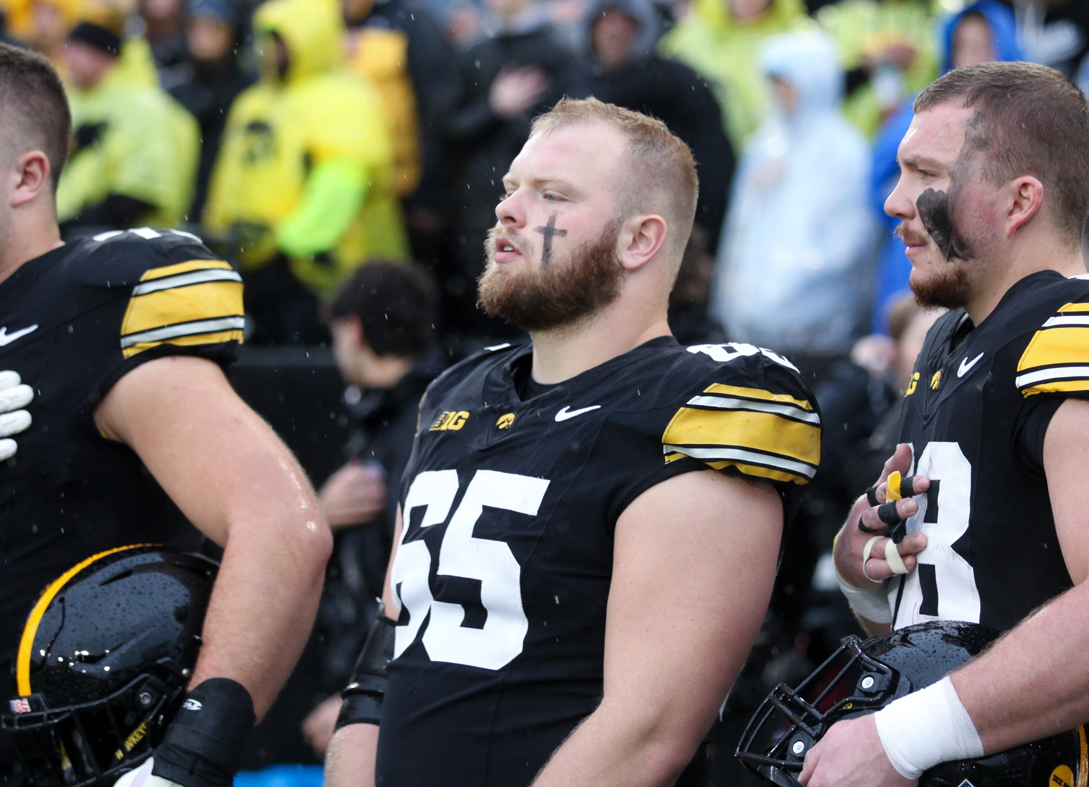 Logan Jones captures Iowa football Duke Slater Golden Gavel