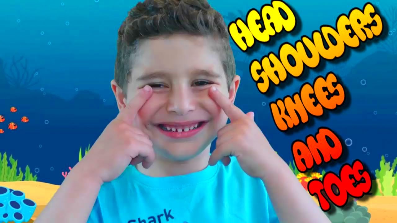 Head Shoulders Knees and Toes exercise song for kids | Funny song for kids