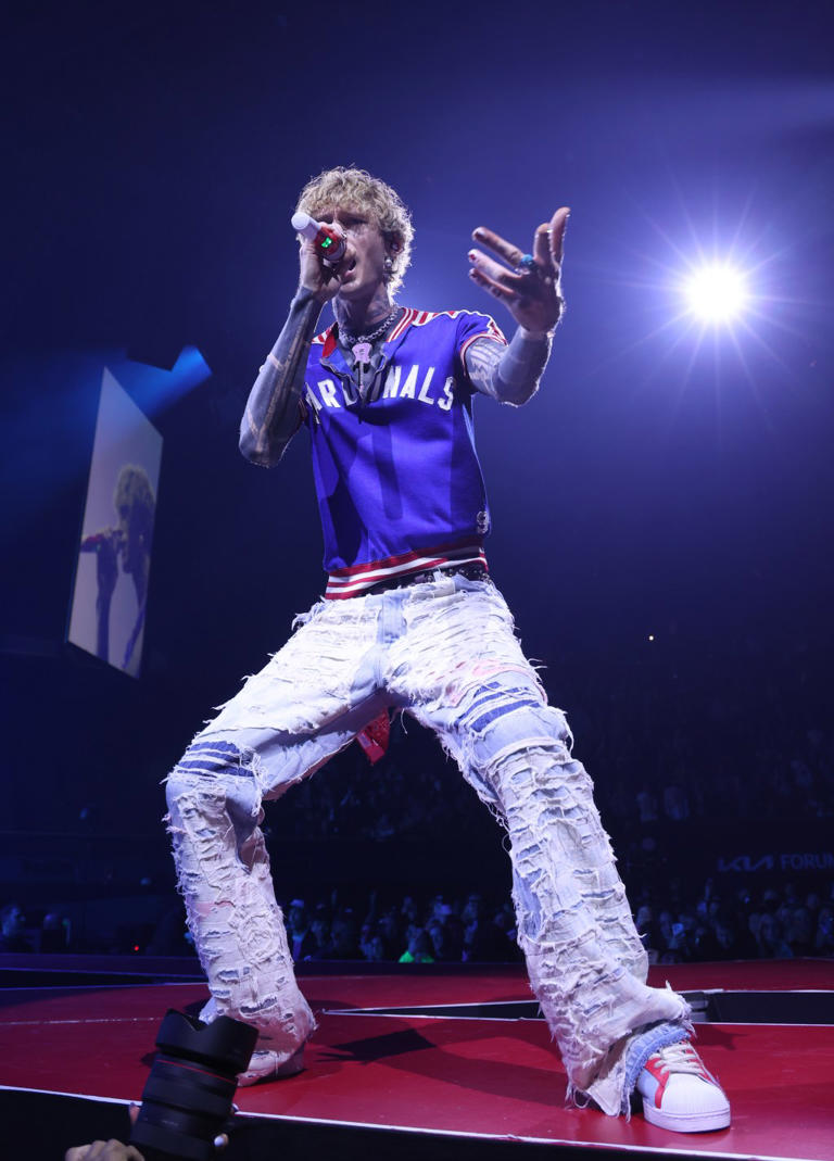 MGK dedicates ‘Lost Americana’ LA tour show to his daughters: ‘My two ...