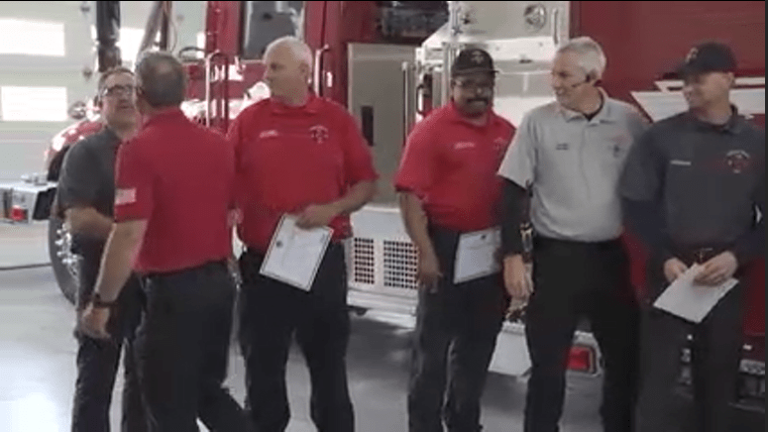 Duenweg firefighters honored for lifesaving CPR with Clinical Save Awards