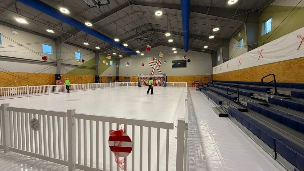 Delano debuts first ice-skating rink at Candy Cane Corner
