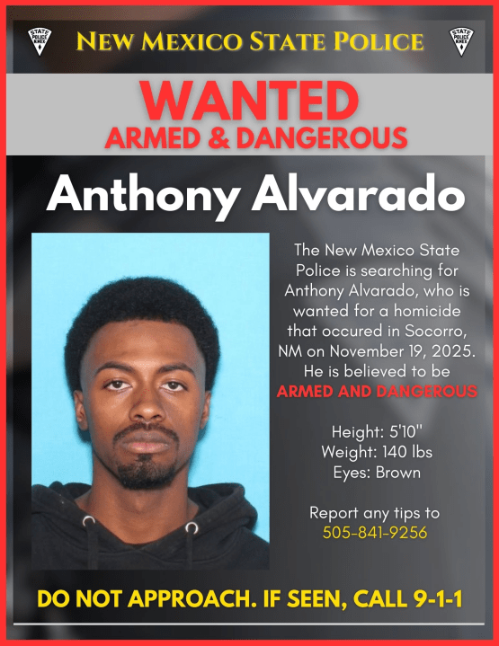 NMSP search for suspect in deadly Socorro shooting