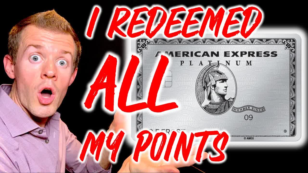Watch me redeem all my credit card rewards for cash back! (Amex points ...