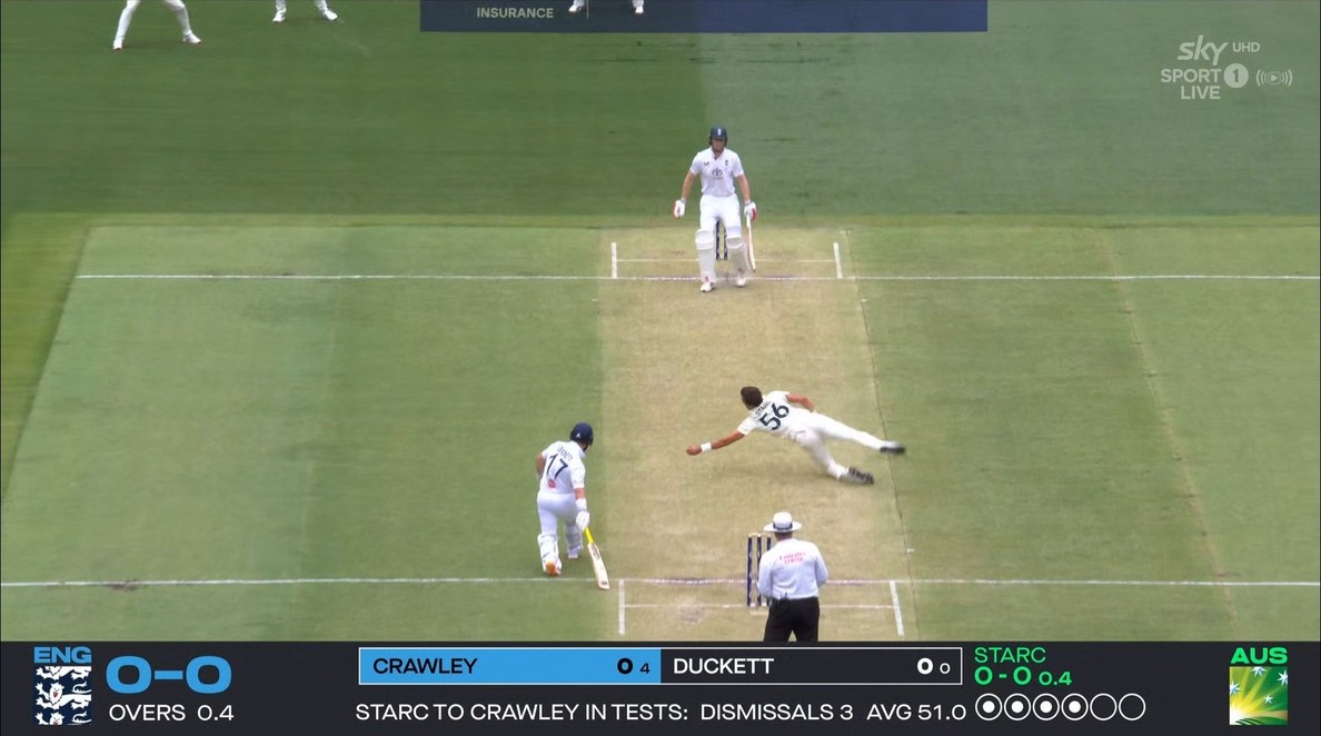 2025-26 Ashes: Mitchell Starc takes a stunner off his own, dismiss ...
