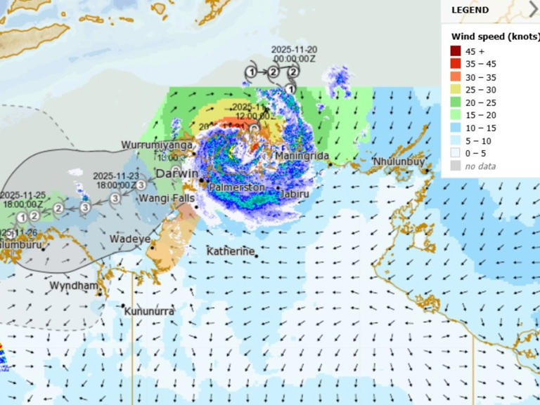 Major update on wild Top End cyclone