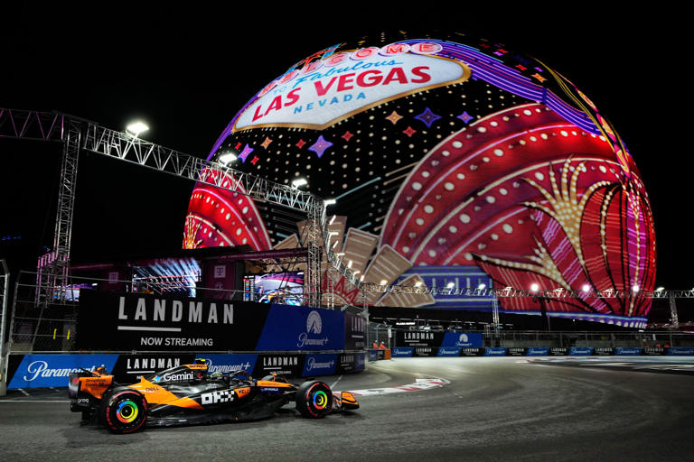 F1 Vegas GP live: Verstappen wins as Norris holds second after issue