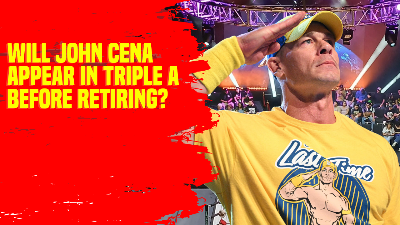 Will John Cena appear in Triple A before retiring #JohnCena #TripleA #WWE