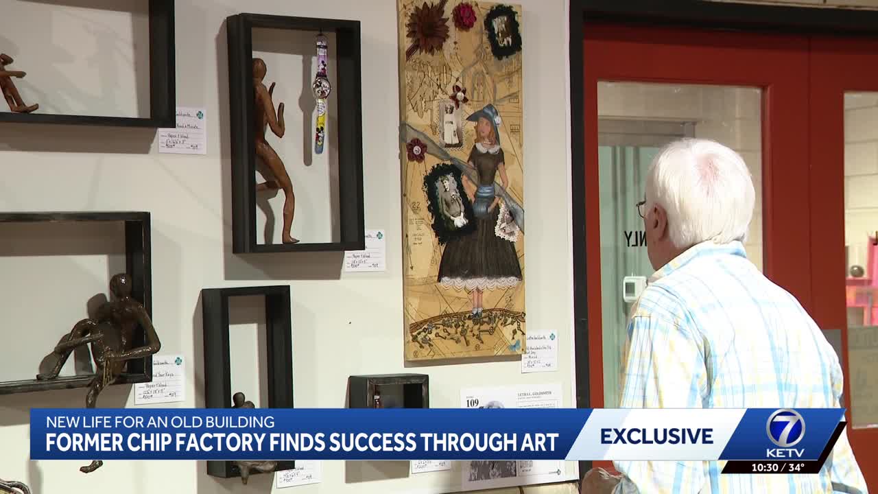 Former potato chip factory in south Omaha finds success through art