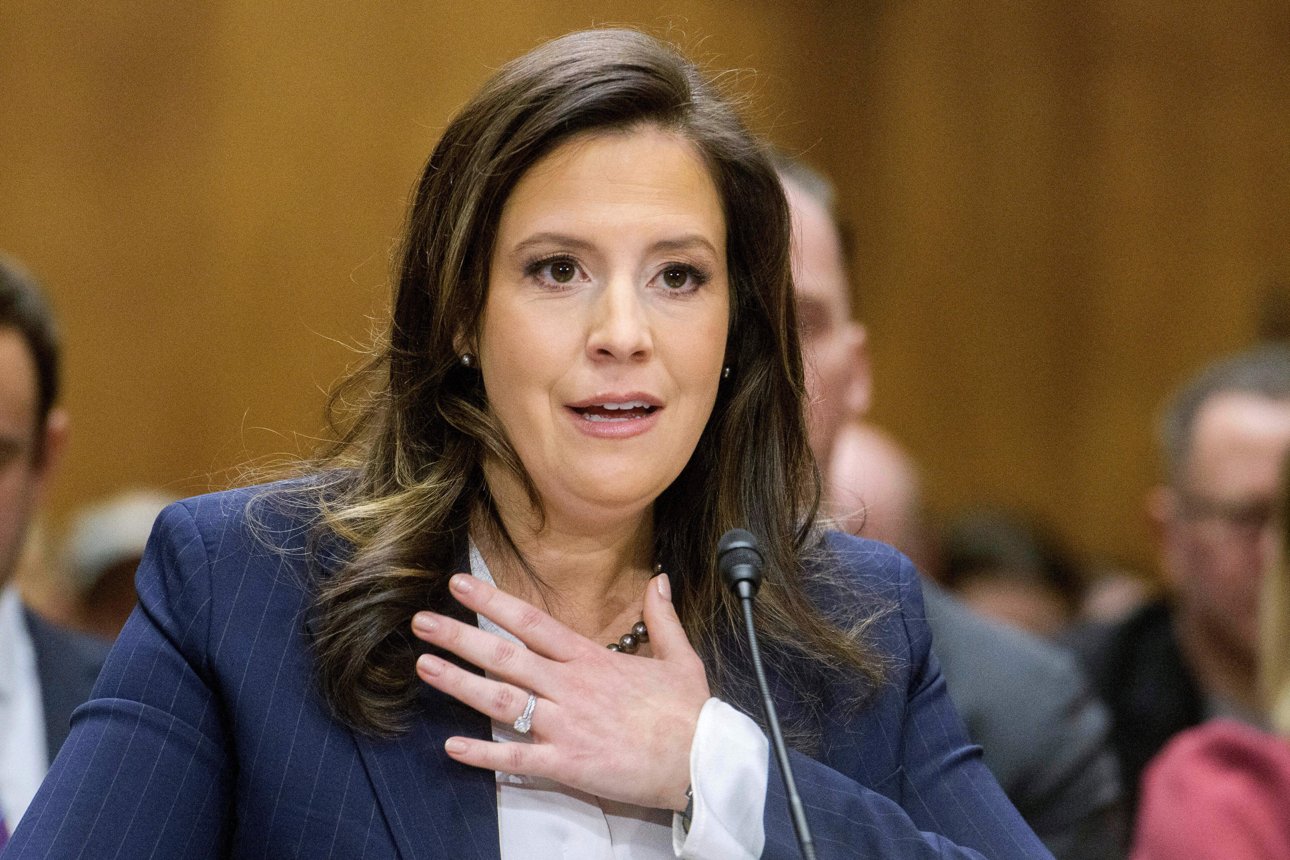 Elise Stefanik reacts to Trump dismissing Mamdani as a "jihadist"