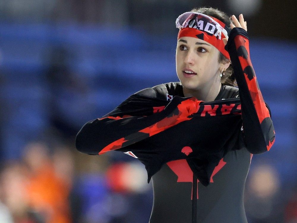 Canada's Beatrice Lamarche rolls into Calgary speed skating World Cup ...