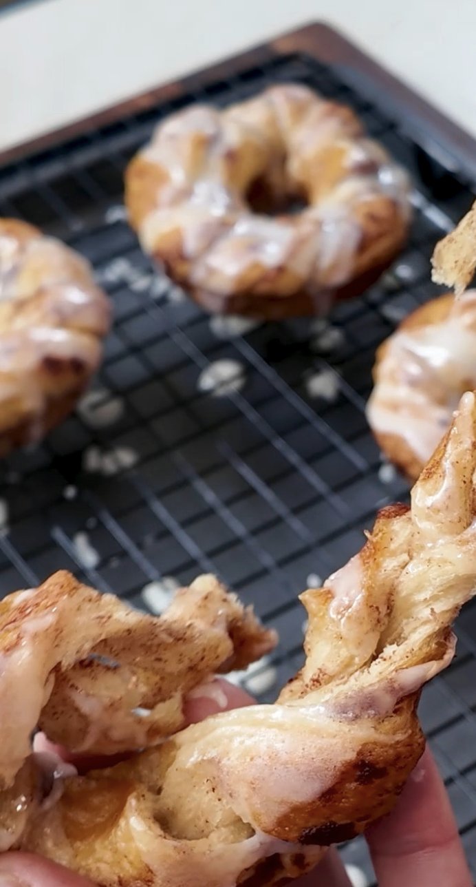 Cinnamon Roll Donuts