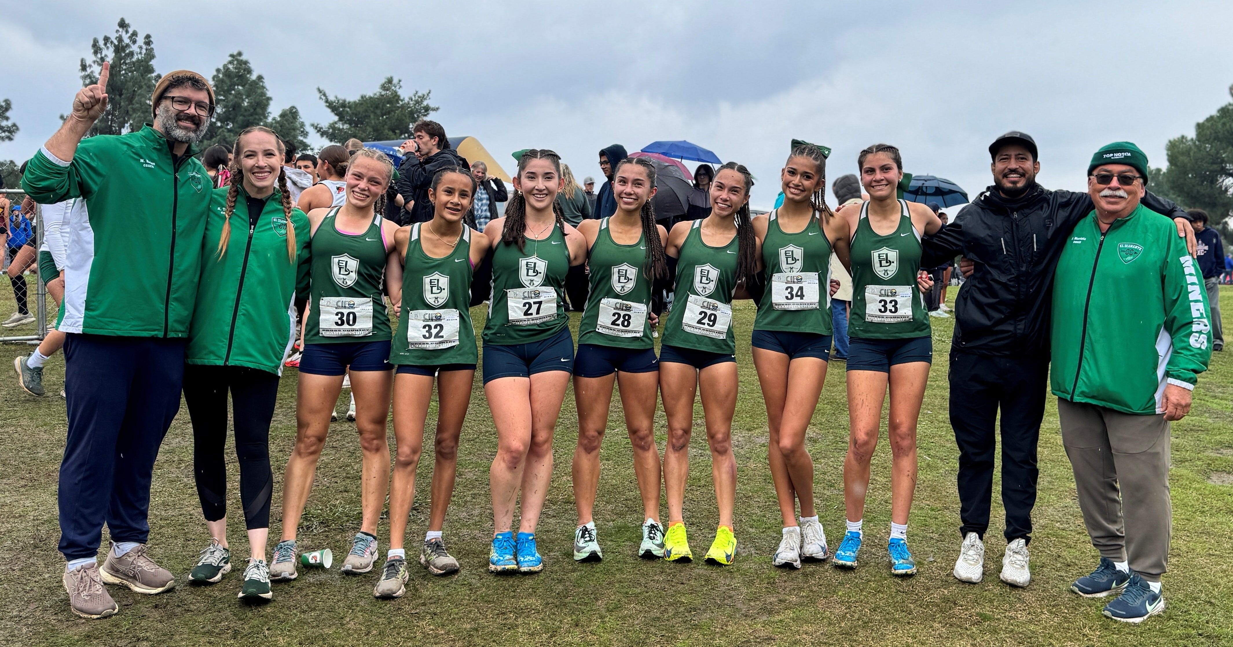 El Diamante girls win Central Section cross country championship