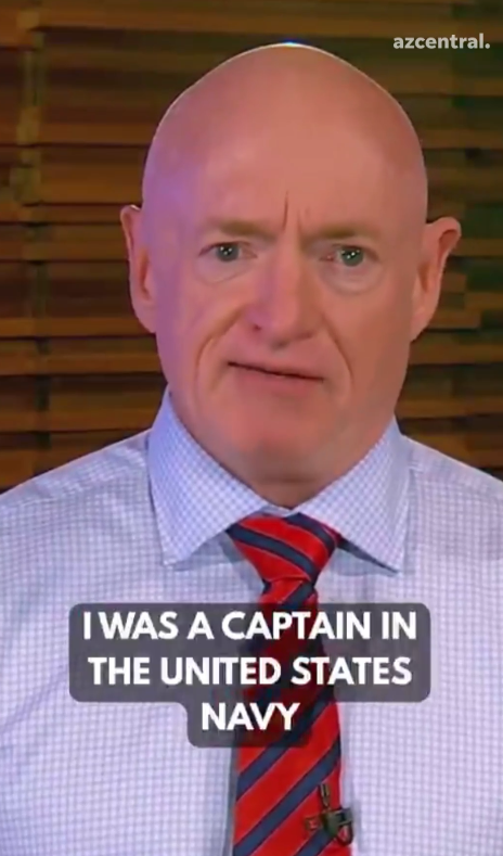Watch the Mark Kelly video that Trump says is 'punishable by DEATH!'