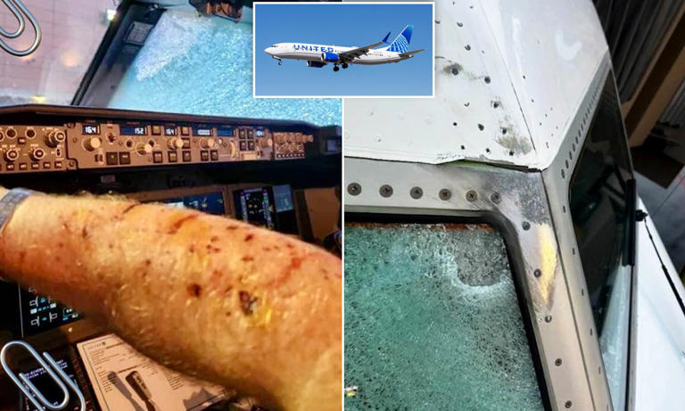 Mystery object that broke United flight's windshield at 36,000 feet ...