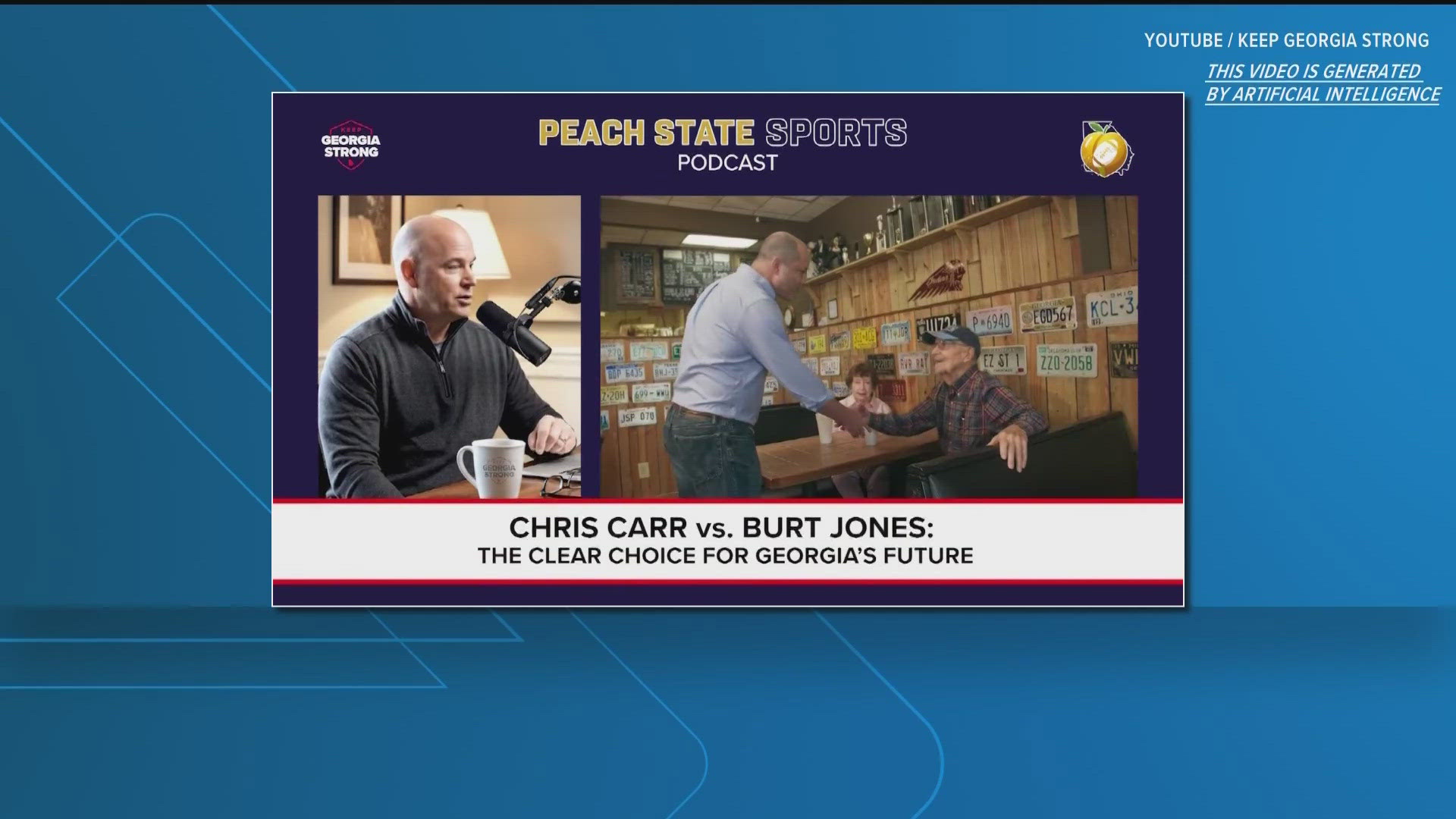 PAC supporting Chris Carr for governor uses AI to generate ad