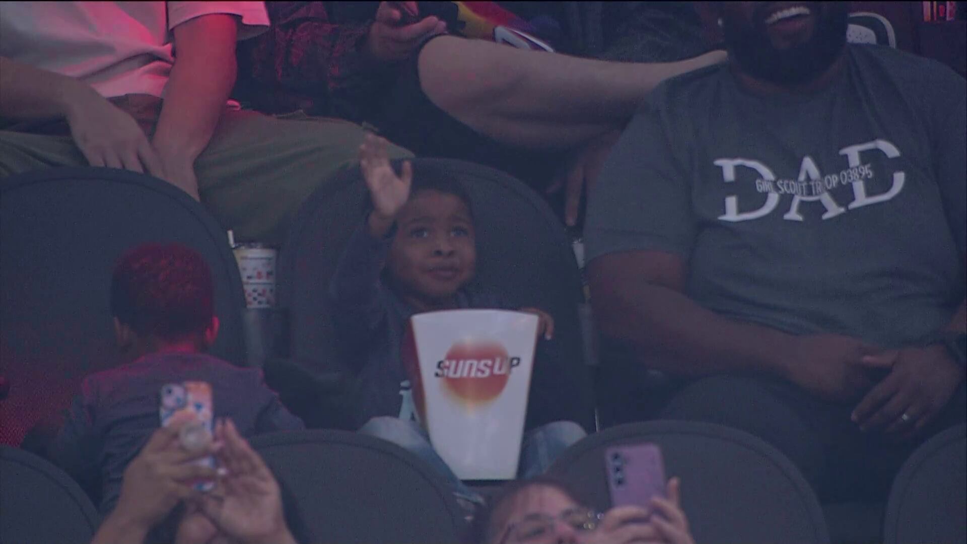 ‘Popcorn Kid’ gets VIP treatment after going viral at Suns game