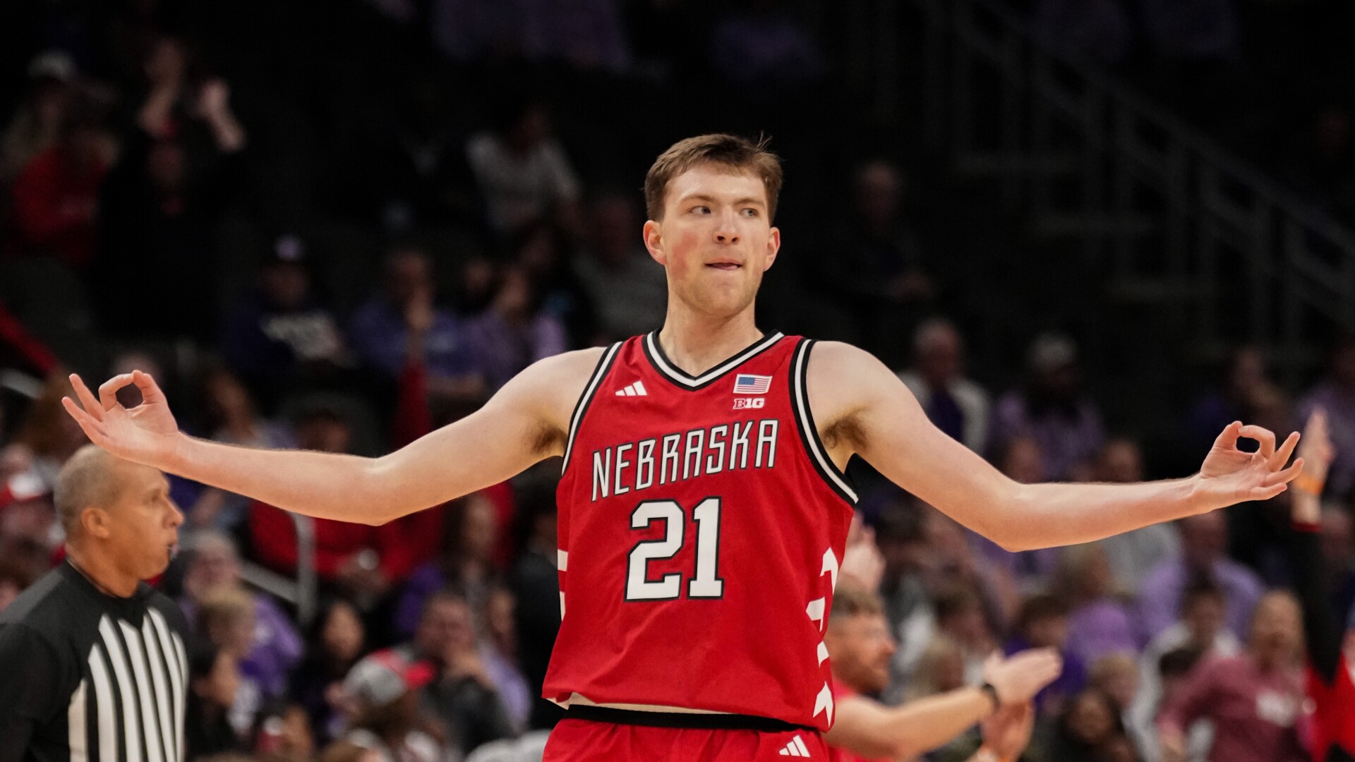 Pryce Sandfort scores 21 for Nebraska in Hall of Fame Classic win over ...
