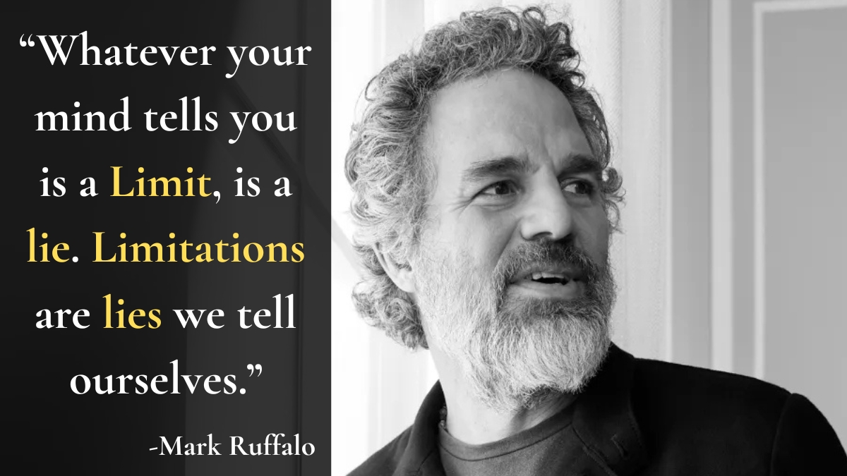 Quote of the Day by Mark Ruffalo!