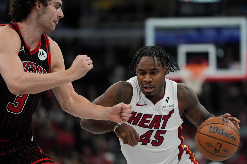 Heat dominate Bulls 143-107, led by Kel'el Ware's 20 points and 14 rebounds