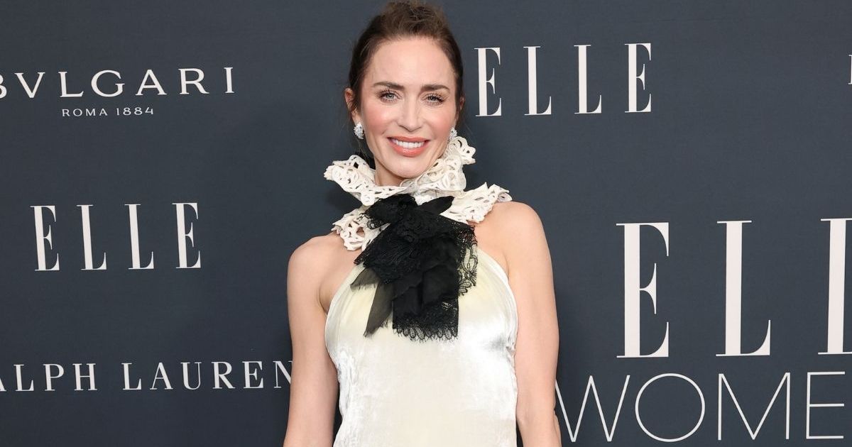Emily Blunt's Velvet Ralph Lauren Gown Demands Double Take