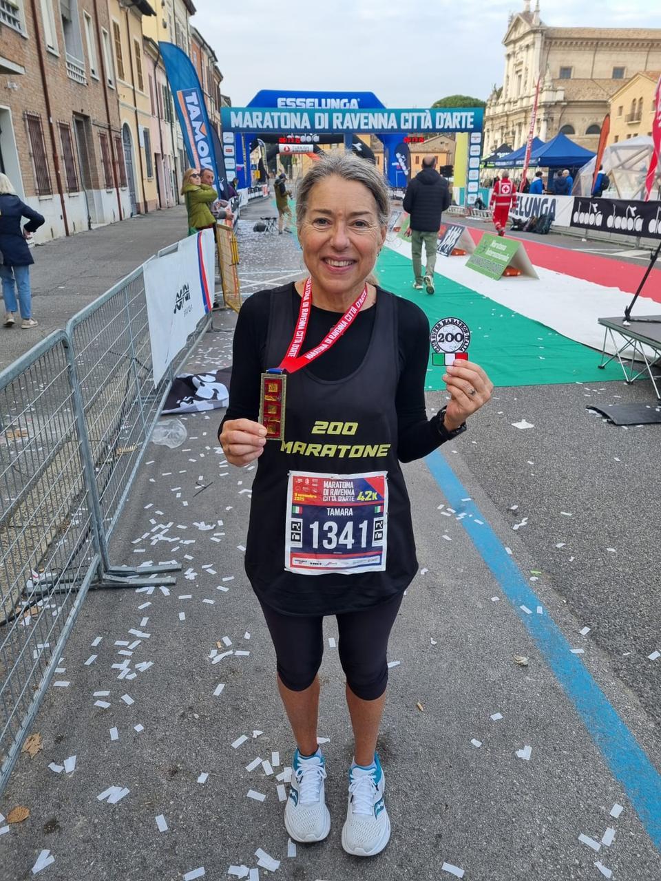 Podismo. Tamara Memmi da record: 200 maratone