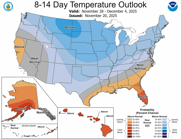 Polar vortex forecast warns of Arctic cold in December