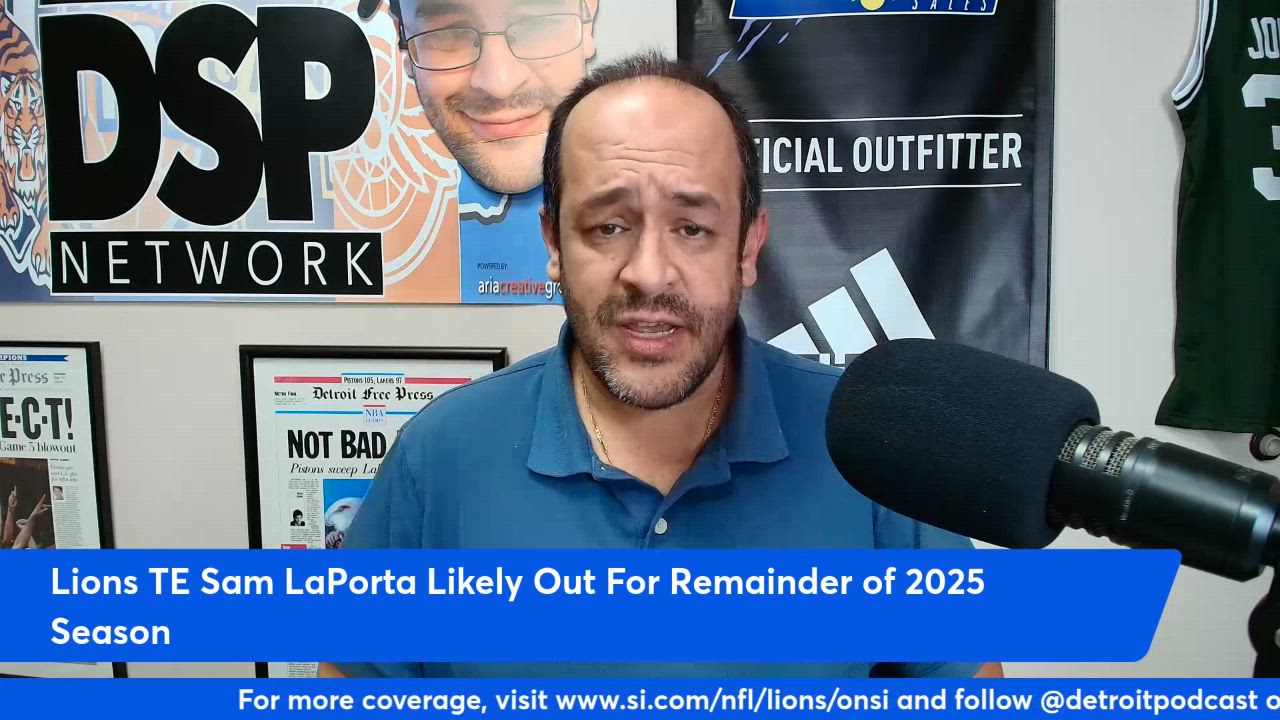 Lions TE Sam LaPorta Has Procedure, Likely Out for Rest of Season